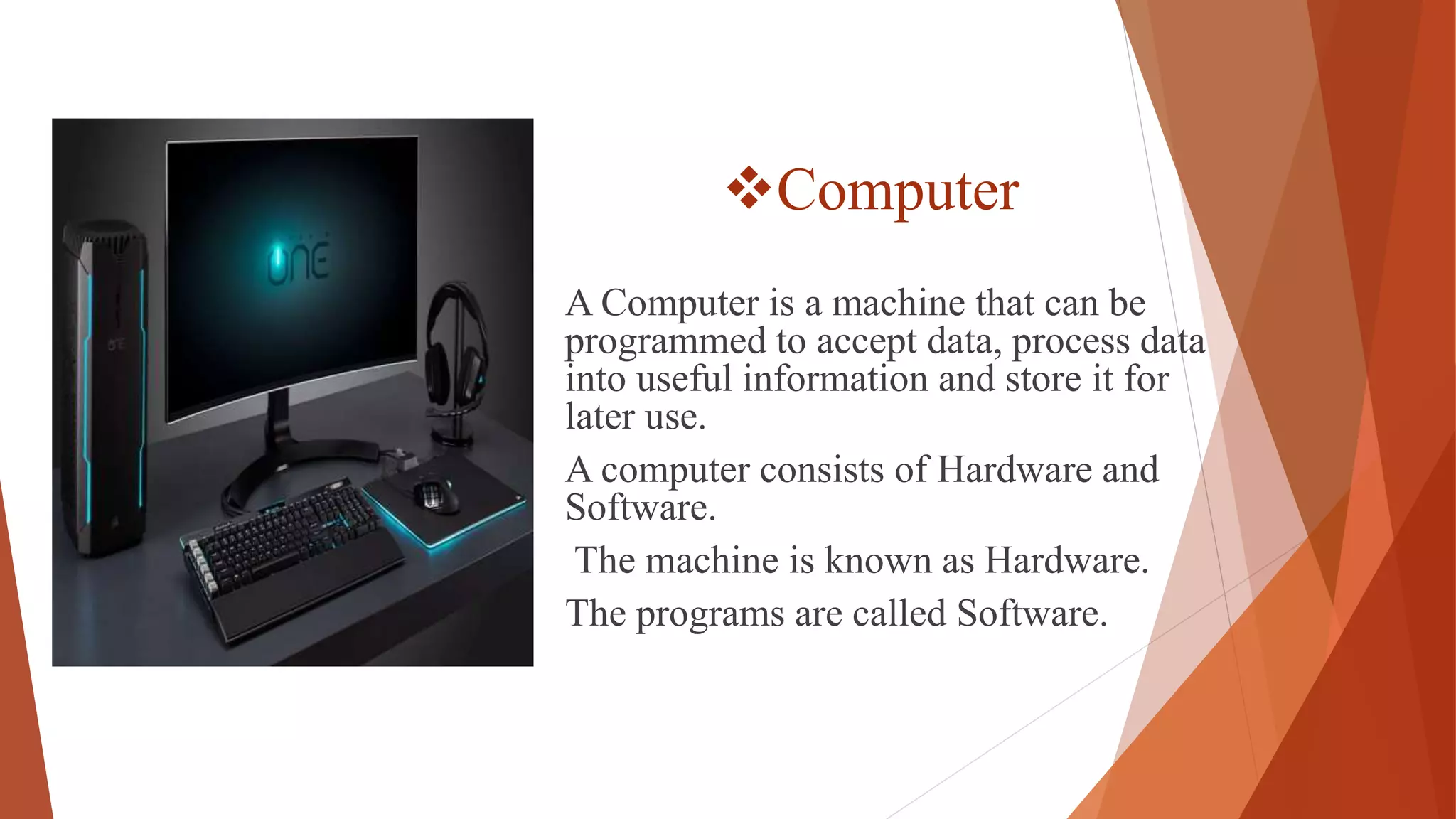 Computer & it's components | PPTX