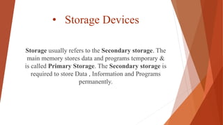 Computer & it's components | PPTX