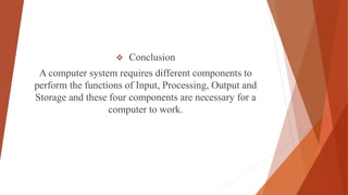Computer & it's components | PPTX
