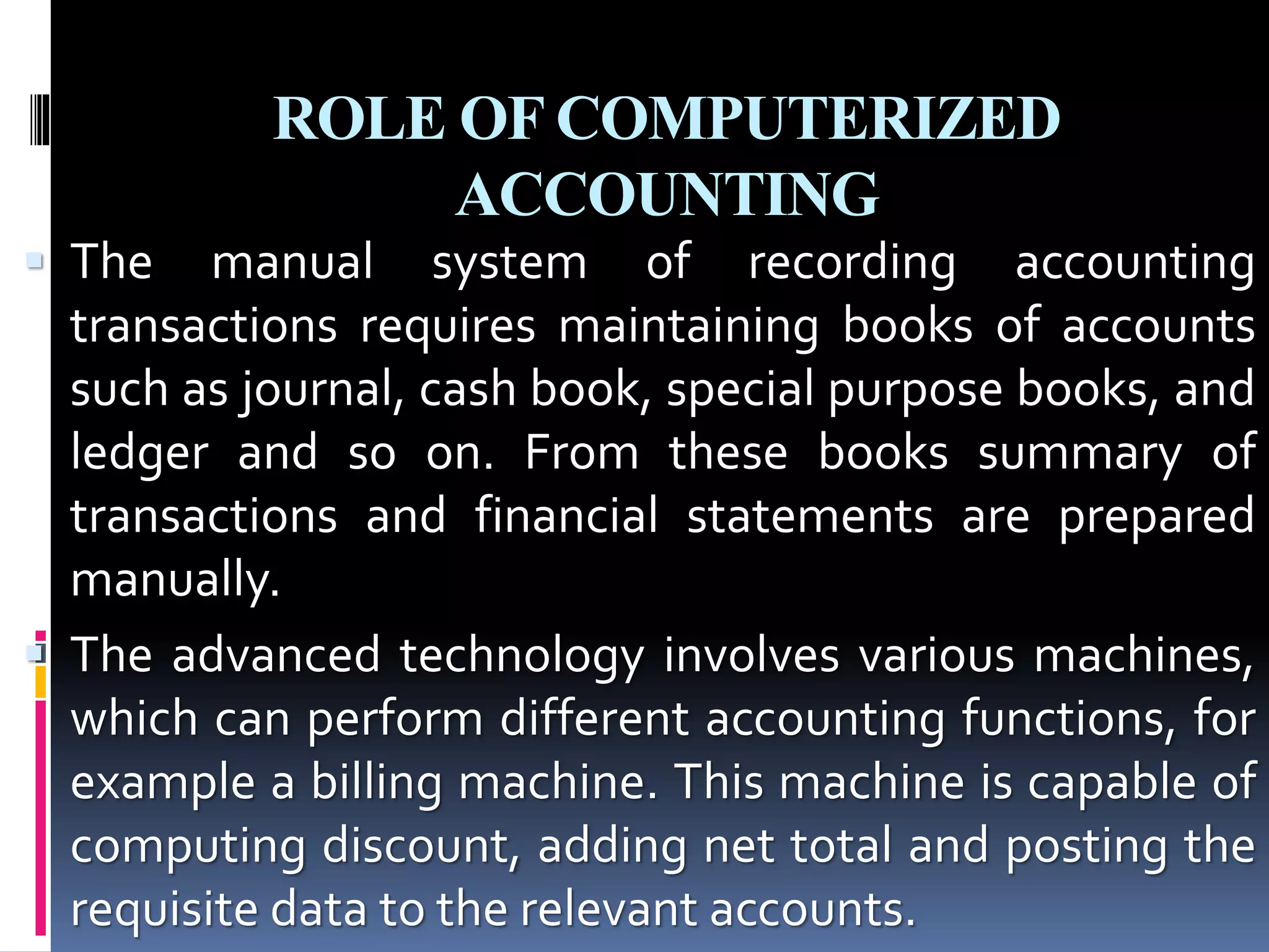 Computerized accounting. | PPTX