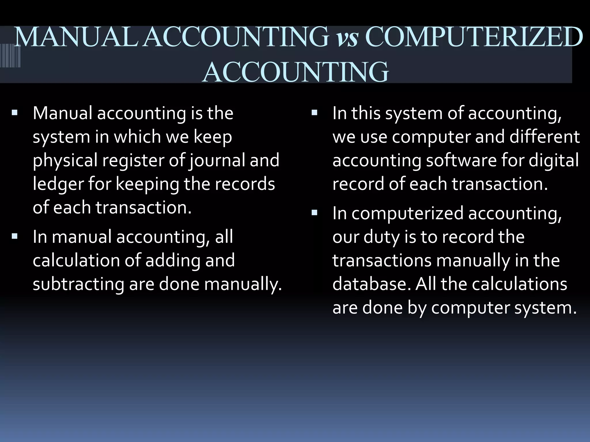 Computerized accounting. | PPTX