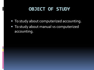 Computerized accounting. | PPTX