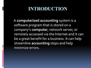 Computerized accounting. | PPTX