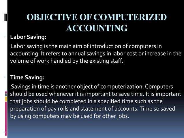 Computerized accounting. | PPTX | Business Accounting & Finance | Business
