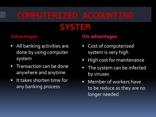 Computerized accounting. | PPTX | Business Accounting & Finance | Business