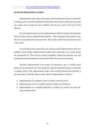 computerized enrollment system project report.pdf | Databases | Computer Software and Applications