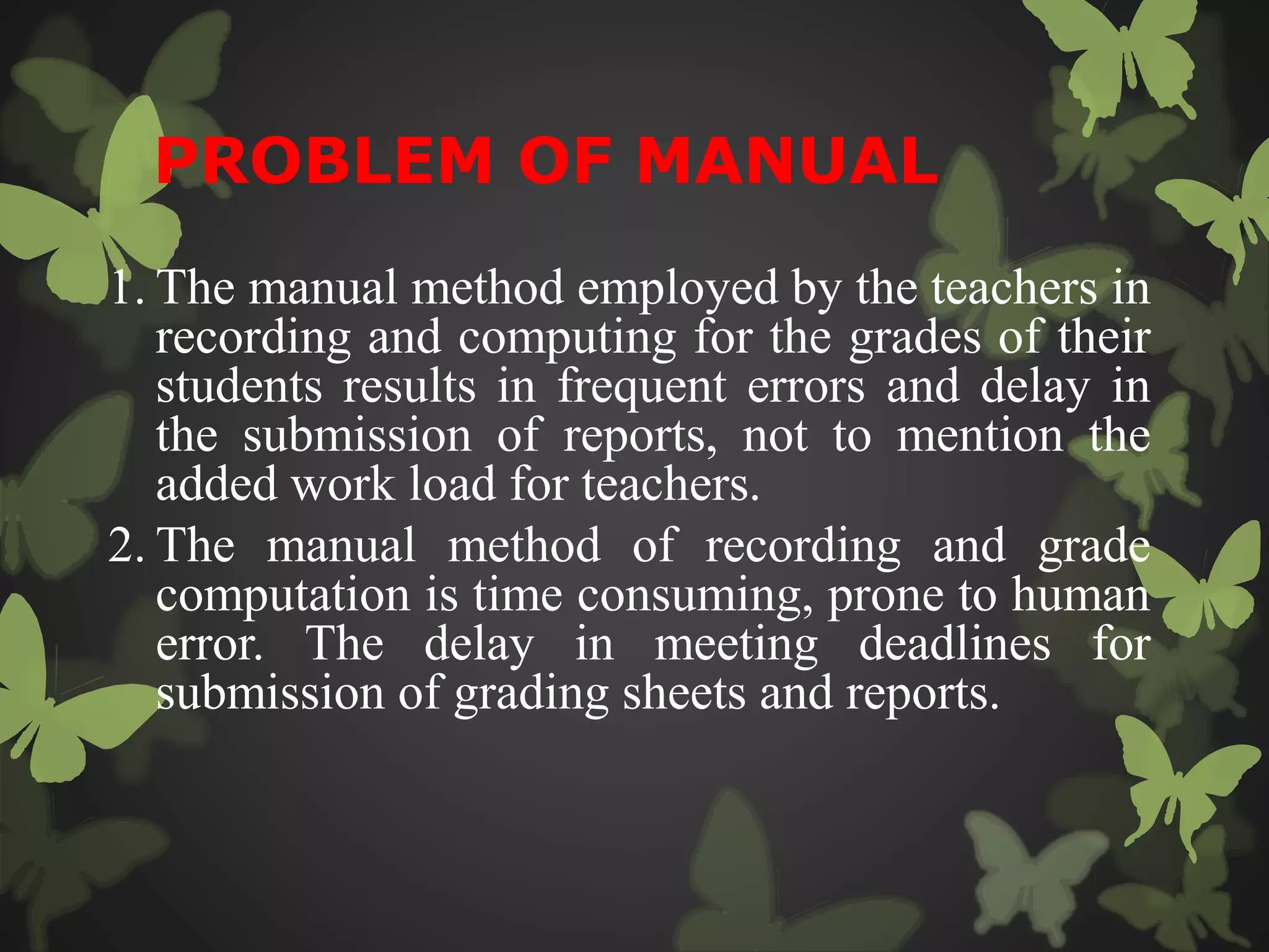 Computerized grade ppt | PPTX