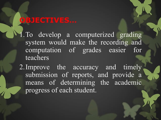 Computerized grade ppt | PPTX