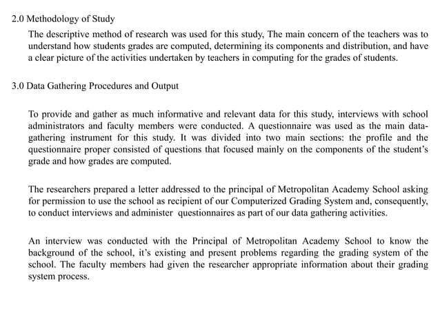 Computerized grading system chapter 1-3 | PPTX