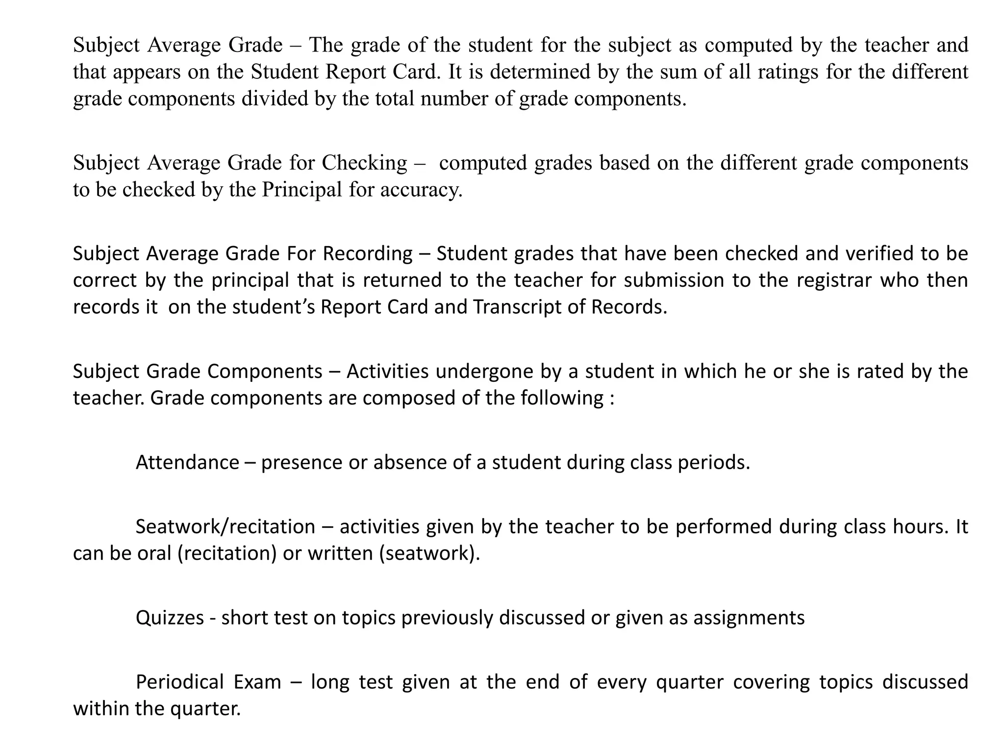 Computerized grading system chapter 4 5 | PPTX