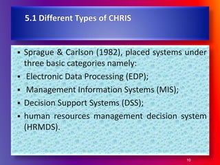 Computerized human resource information system | PPTX