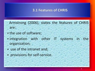 Computerized human resource information system | PPTX