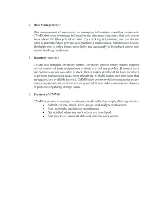 Computerized Maintenance Management System.docx