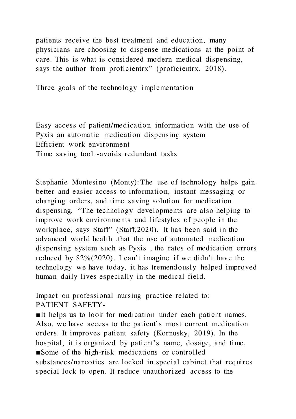 Computerized Medication Dispensing System Descript | DOCX