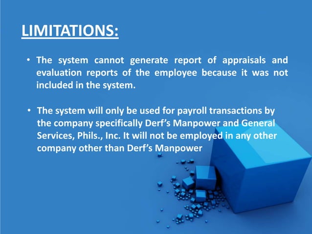 Computerized payroll system | PPTX | Human Resources | Business