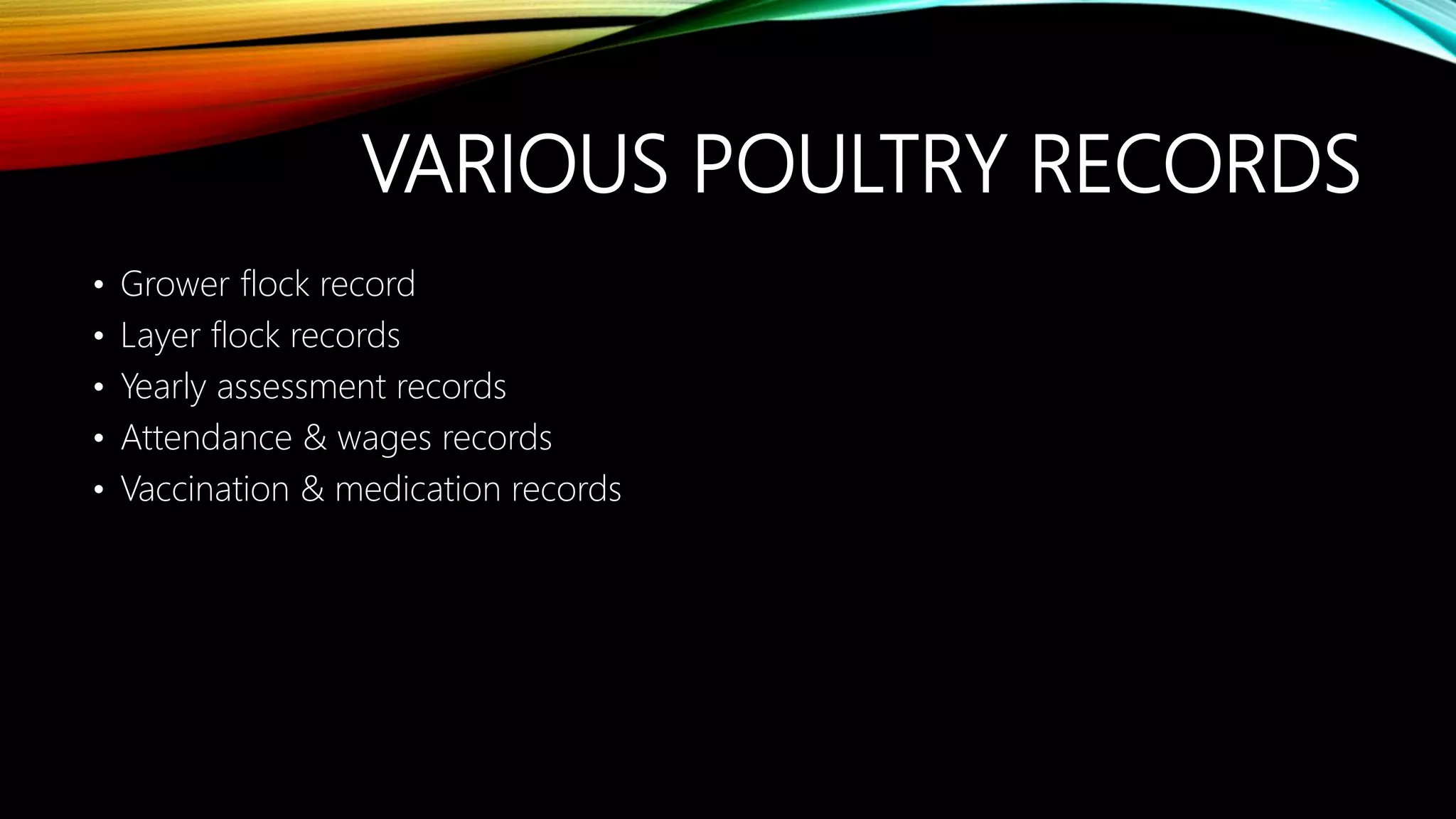 Computerized Poultry Record Keeping | PPSX