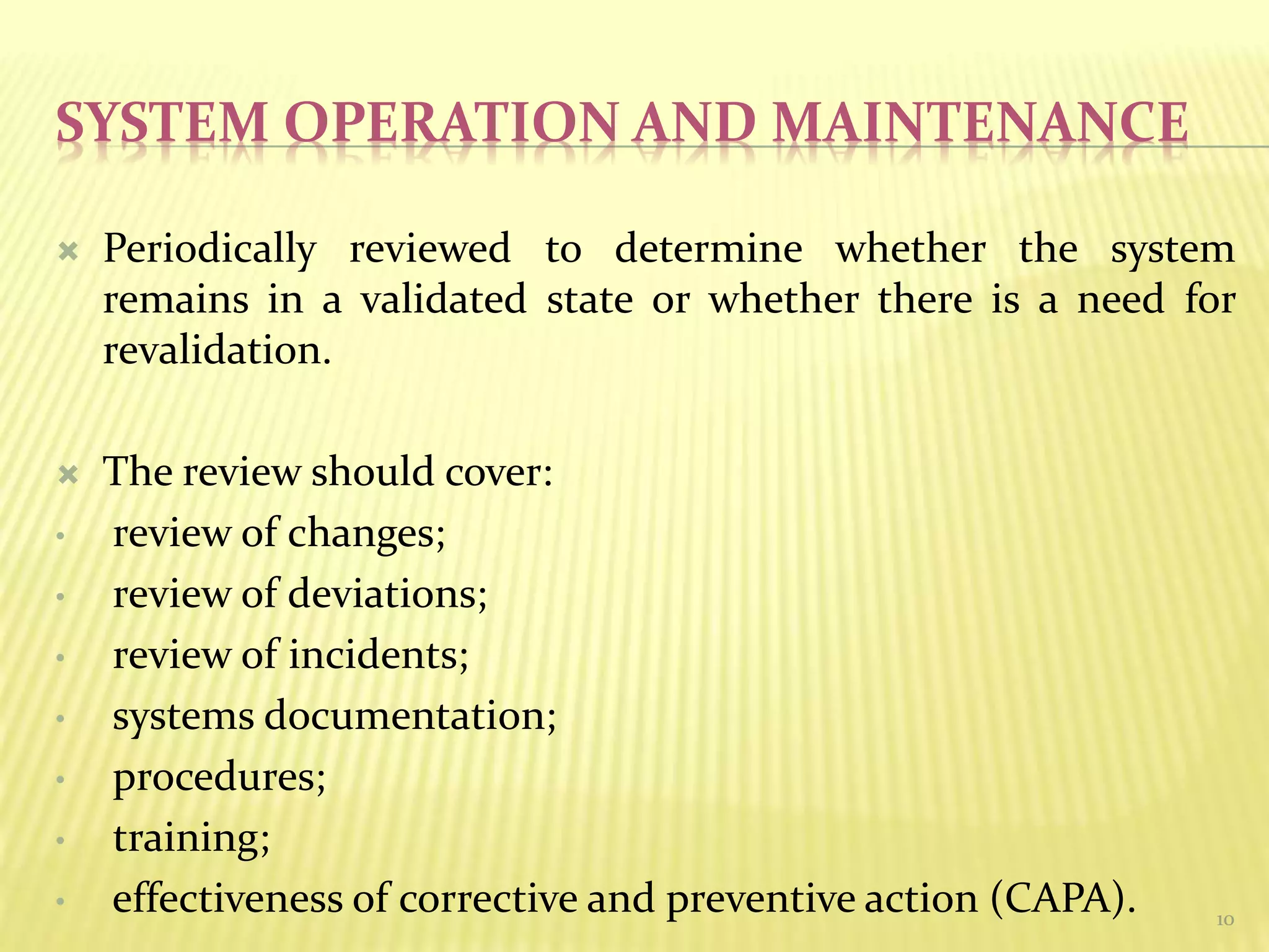 Computerized system validation | PPTX Computerized system validation | PPTX
