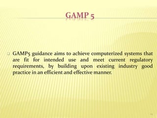 Computerized system validation | PPTX | Computing | Technology & Computing