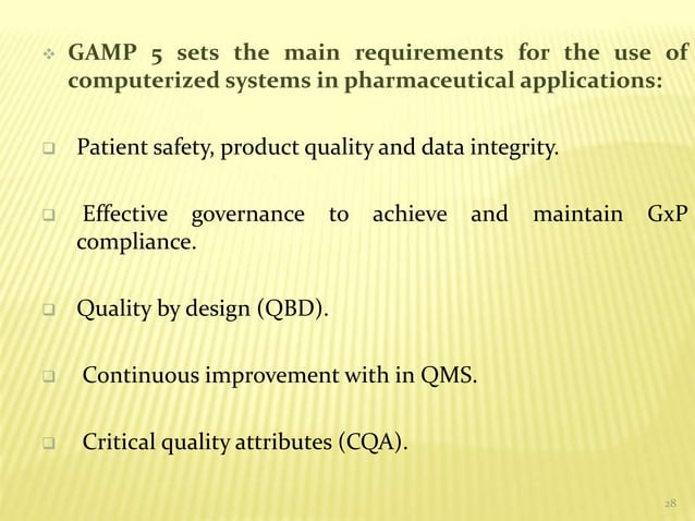 Computerized system validation | PPTX | Computing | Technology & Computing