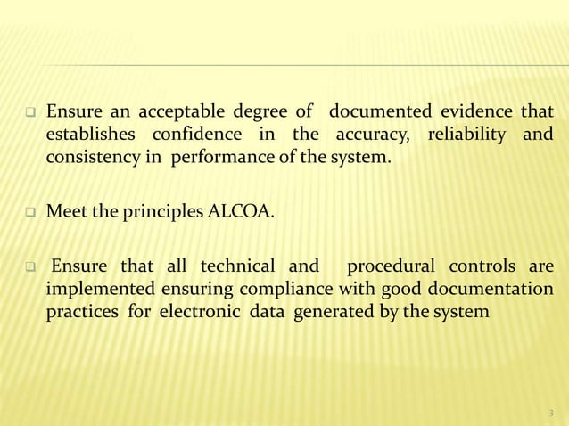 Computerized system validation | PPTX | Computing | Technology & Computing