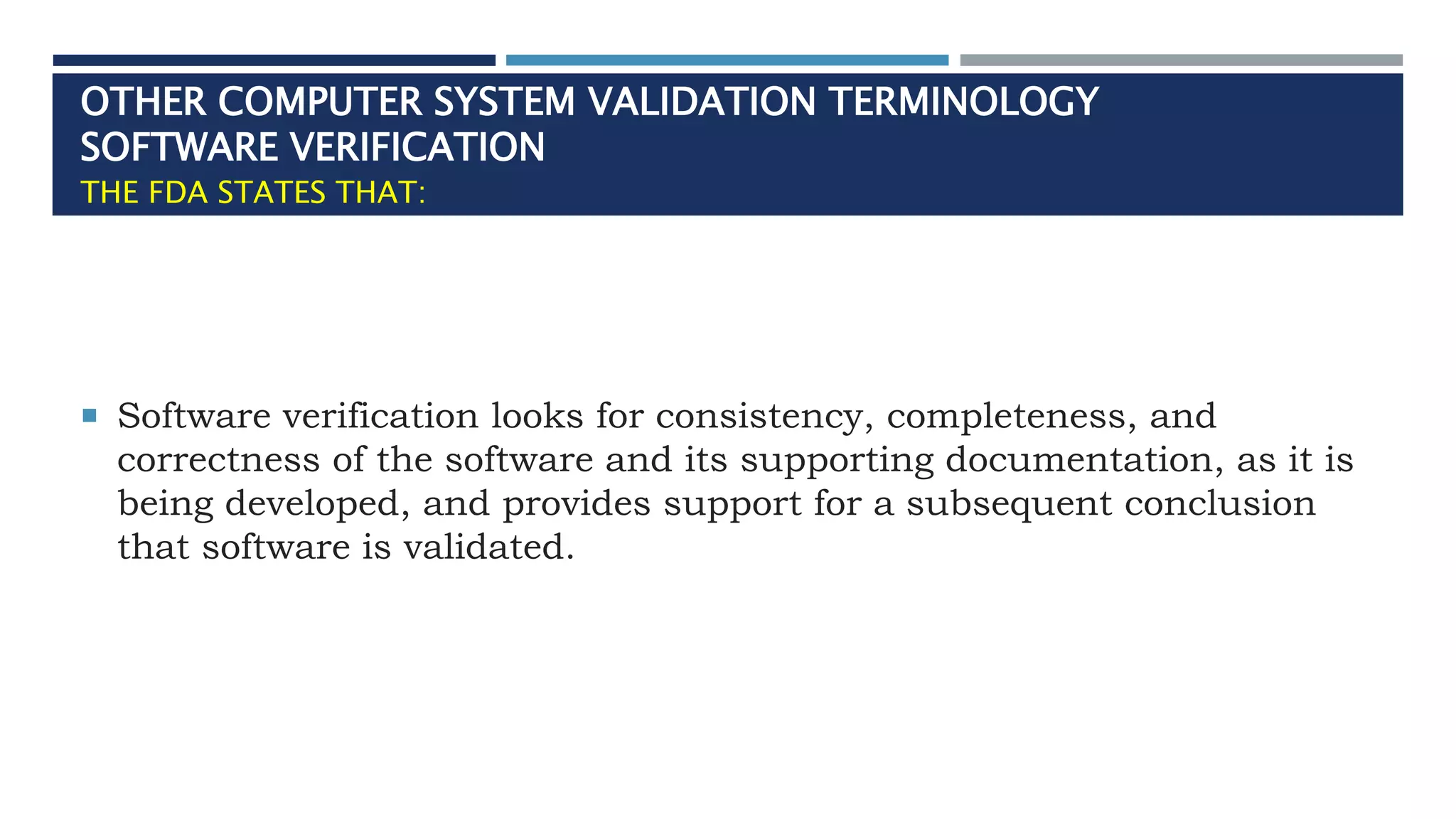 Computerized System Validation.vinay (1).pptx | Operating Systems | Computer Software and ...