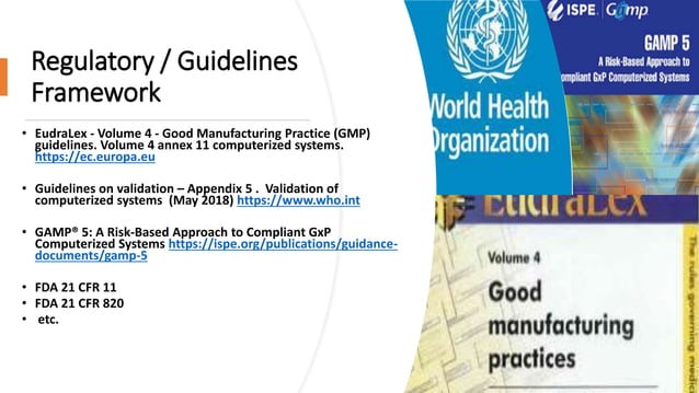 Computerized system validation (CSV) as a requirement for good ...