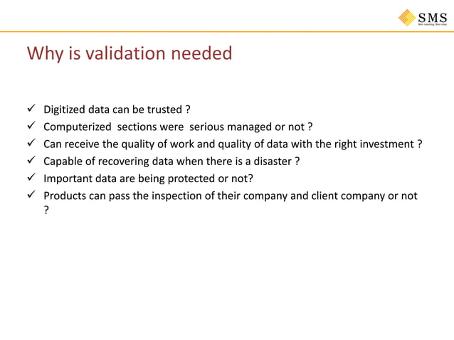 Computerized system validation_final | PDF