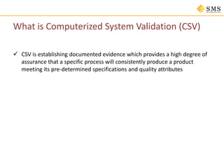 Computerized system validation_final | PDF