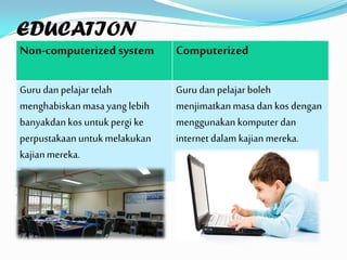 Computerized vs non computerized | PDF