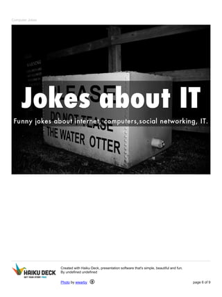Computer jokes | PDF