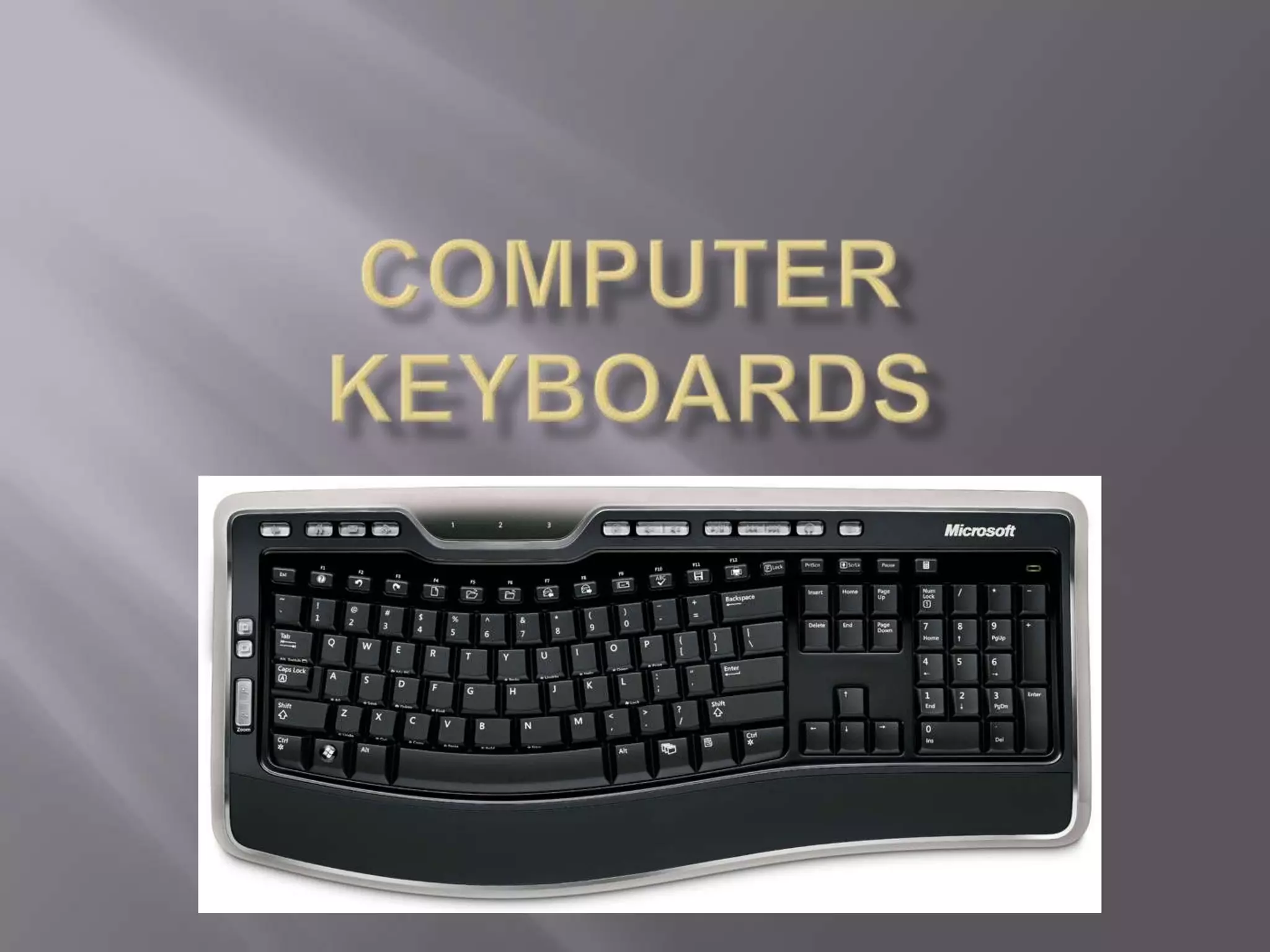 Computer Keyboards | PPTX