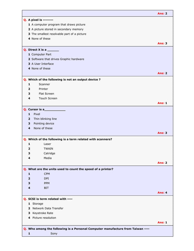 MCQ on Computer and ICT | PDF | Internet | Computing