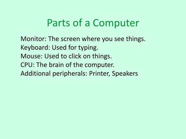 Computer_Knowledge_for_Beginners ppts.... | PPT | Free Download