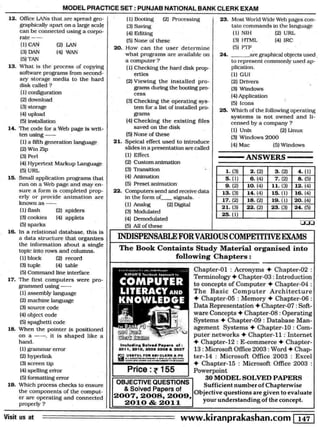 Bank Exam Computer Knowledge Questions | PPT