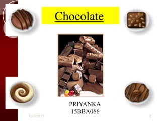 chocolate | PPT
