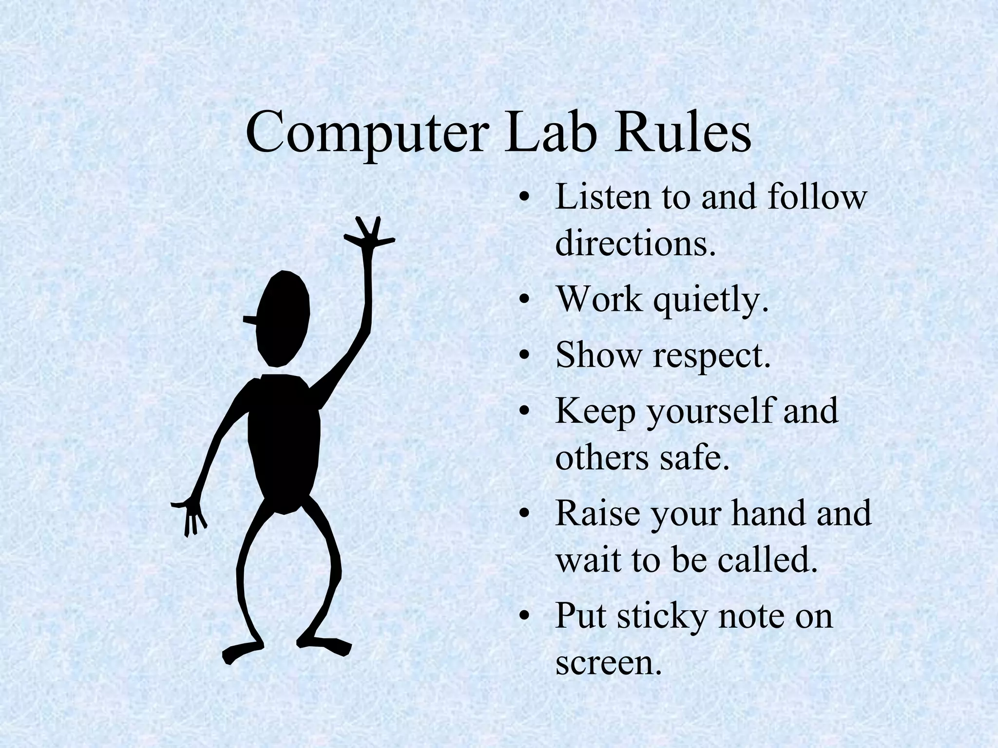 Computer Lab Expectations | PPTX