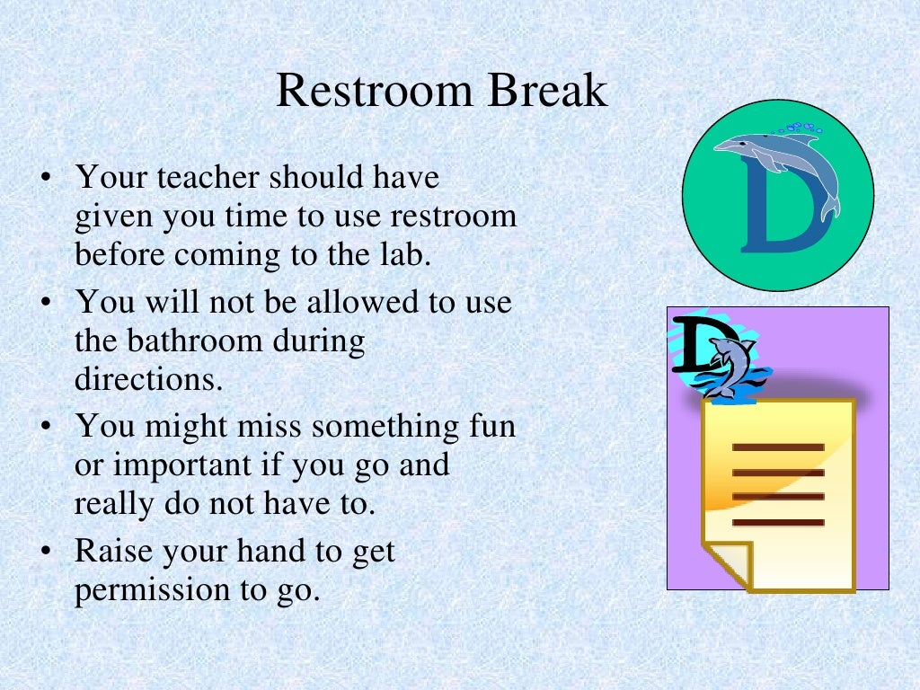 Computer Lab Expectations