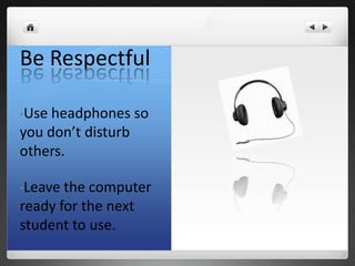 Computer labexpectations | PPTX