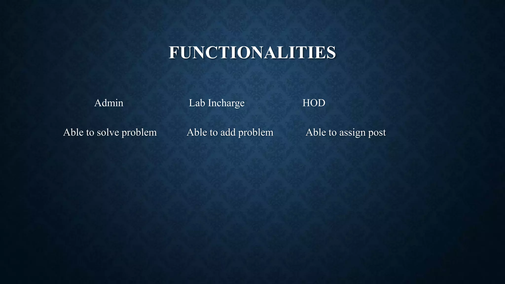 Computer lab management | PPTX