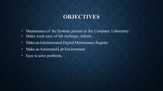 Computer lab management | PPTX