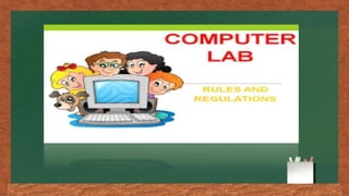 Computer lab manners | PPTX