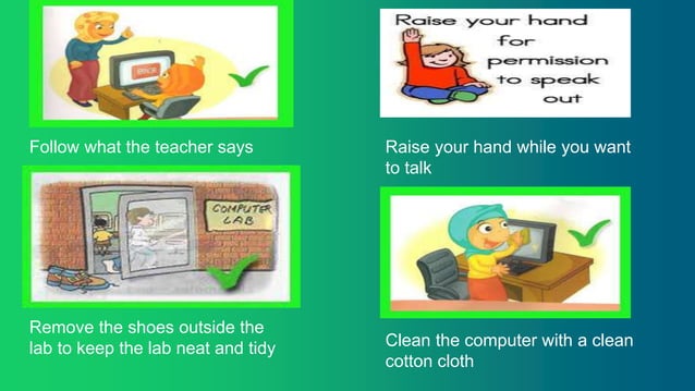 Computer lab manners | PPTX