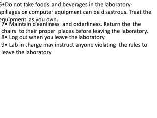 Computer Labora-WPS Office.pptx rules and regulations | PPT