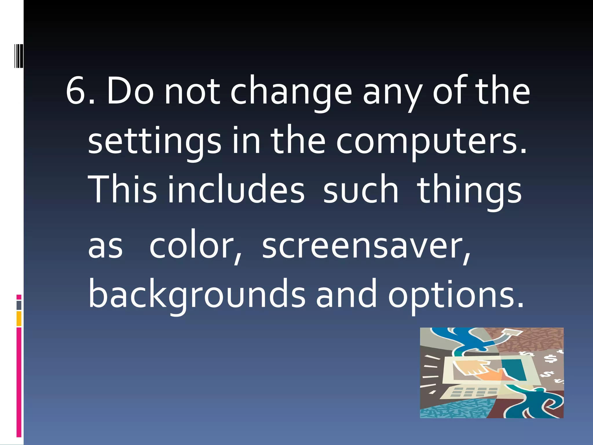 Computer Laboratory Rules | PPT
