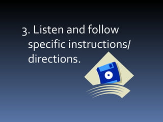 Computer Laboratory Rules | PPT