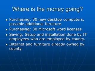 Computer Lab Proposal for a Computer Lab | PPT
