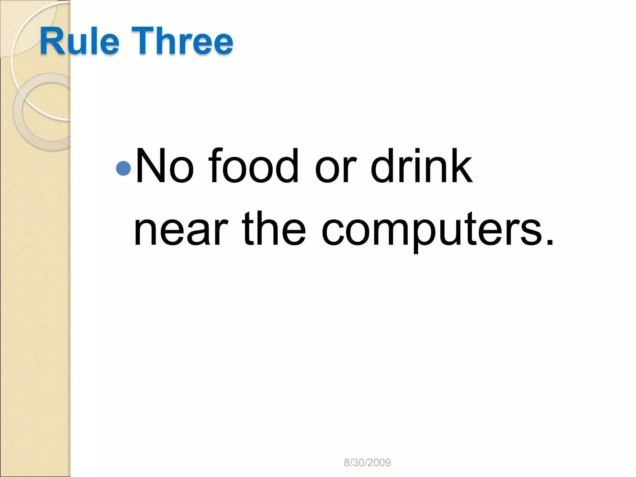 Computer Lab Rules | PPT