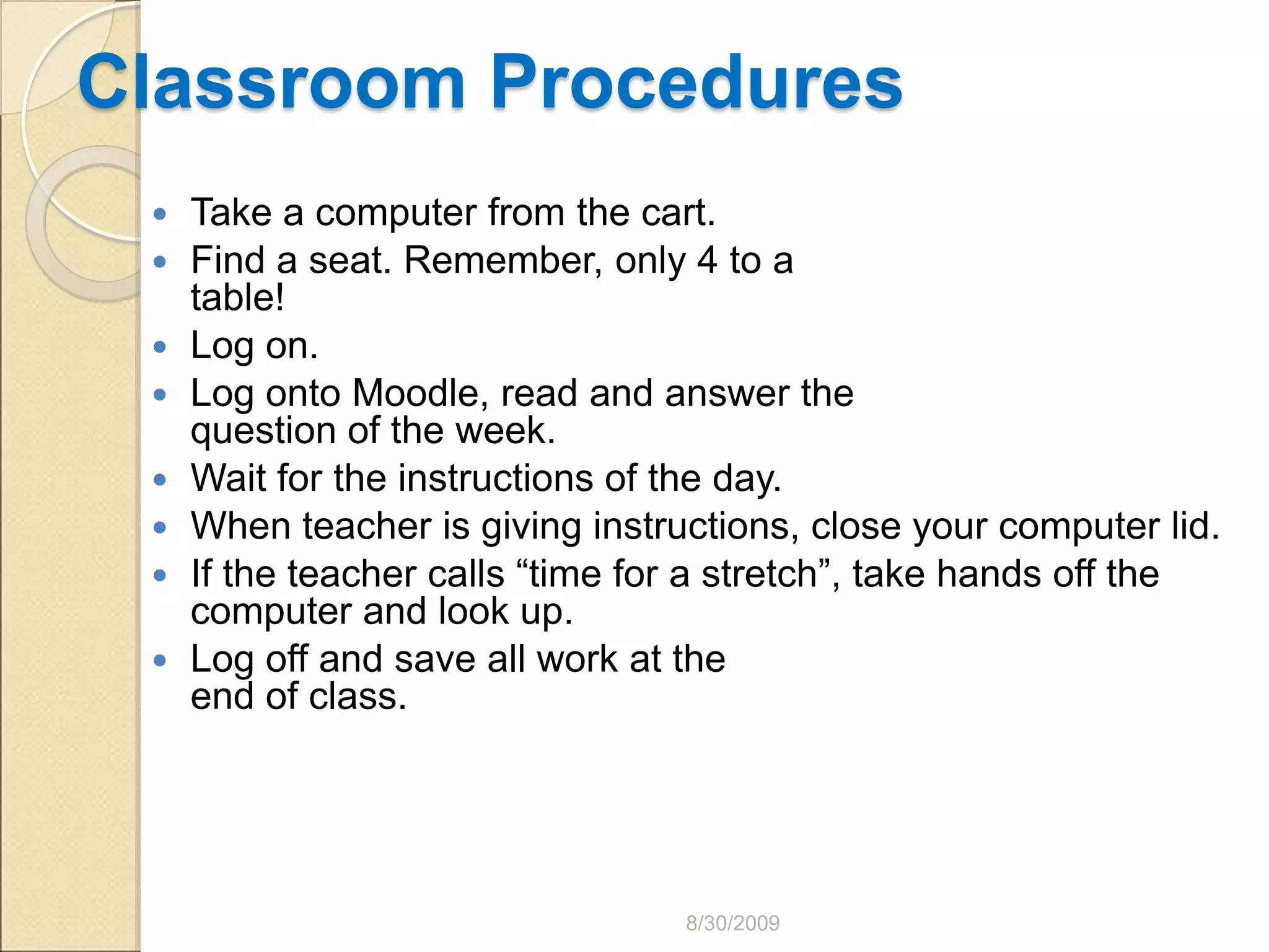 Computer Lab Rules | PPT
