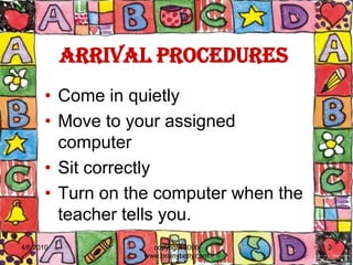 Computer Lab Rules For Kids