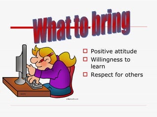 Computer labrules | PPT | Desktops | Computing